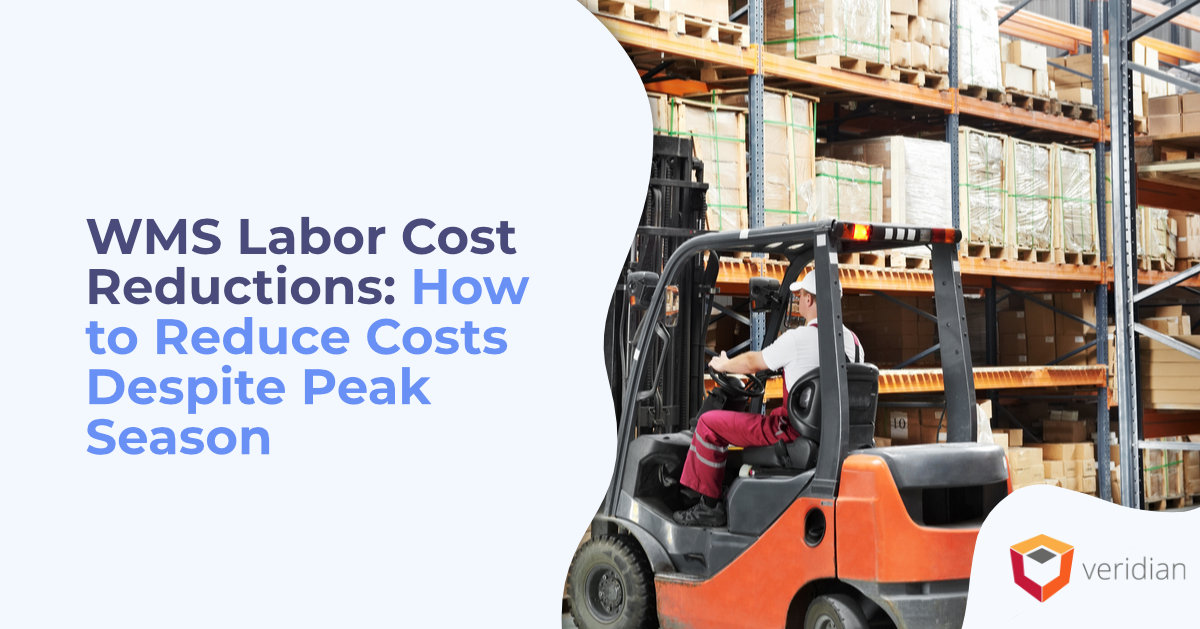 WMS Labor Cost Reductions: How to Reduce Costs Despite Peak Season